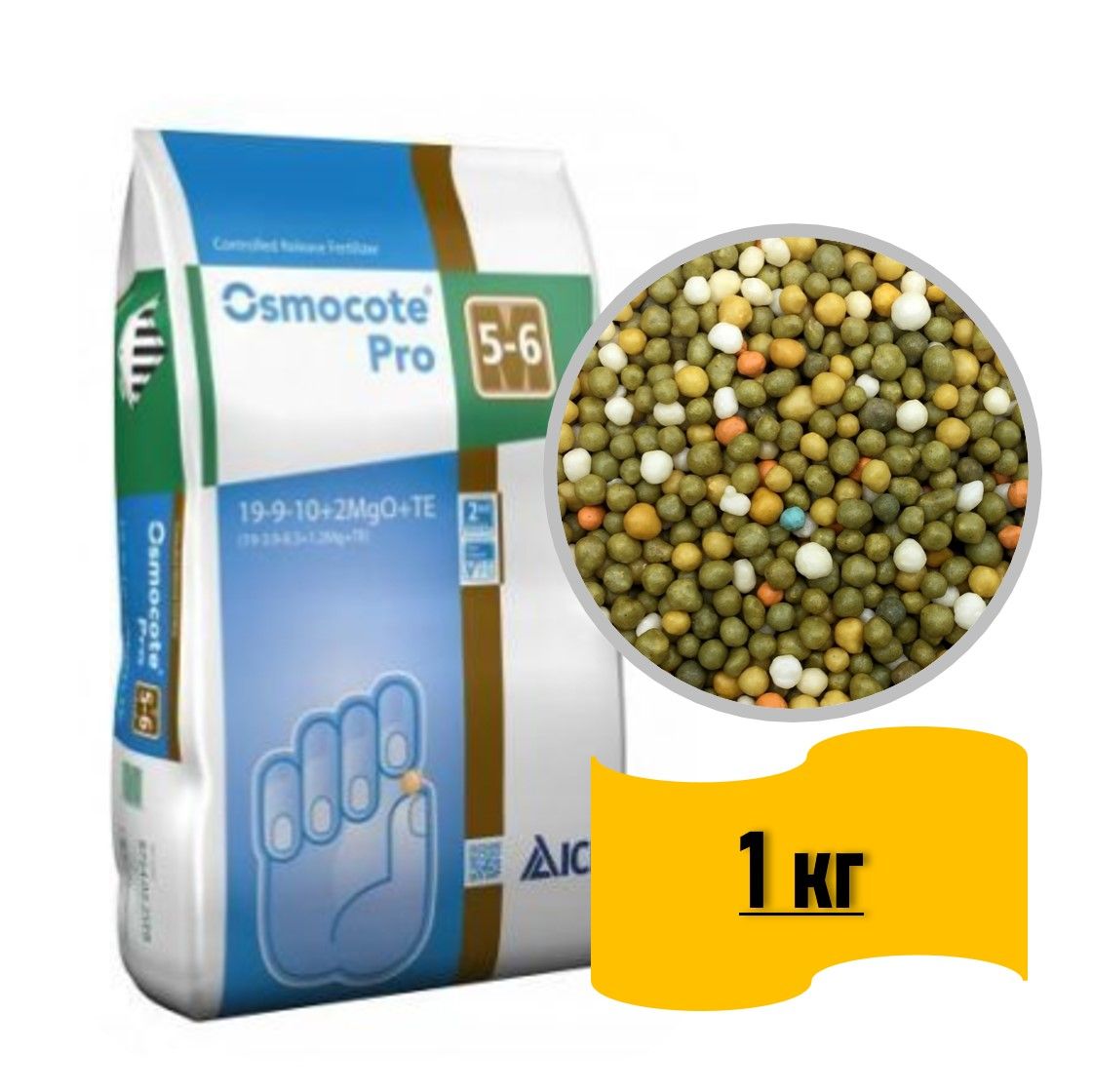 Удобрение Osmocote PRO-NEW 5-6 мес (Осмокот ПРО) 1 кг | Купить с ...